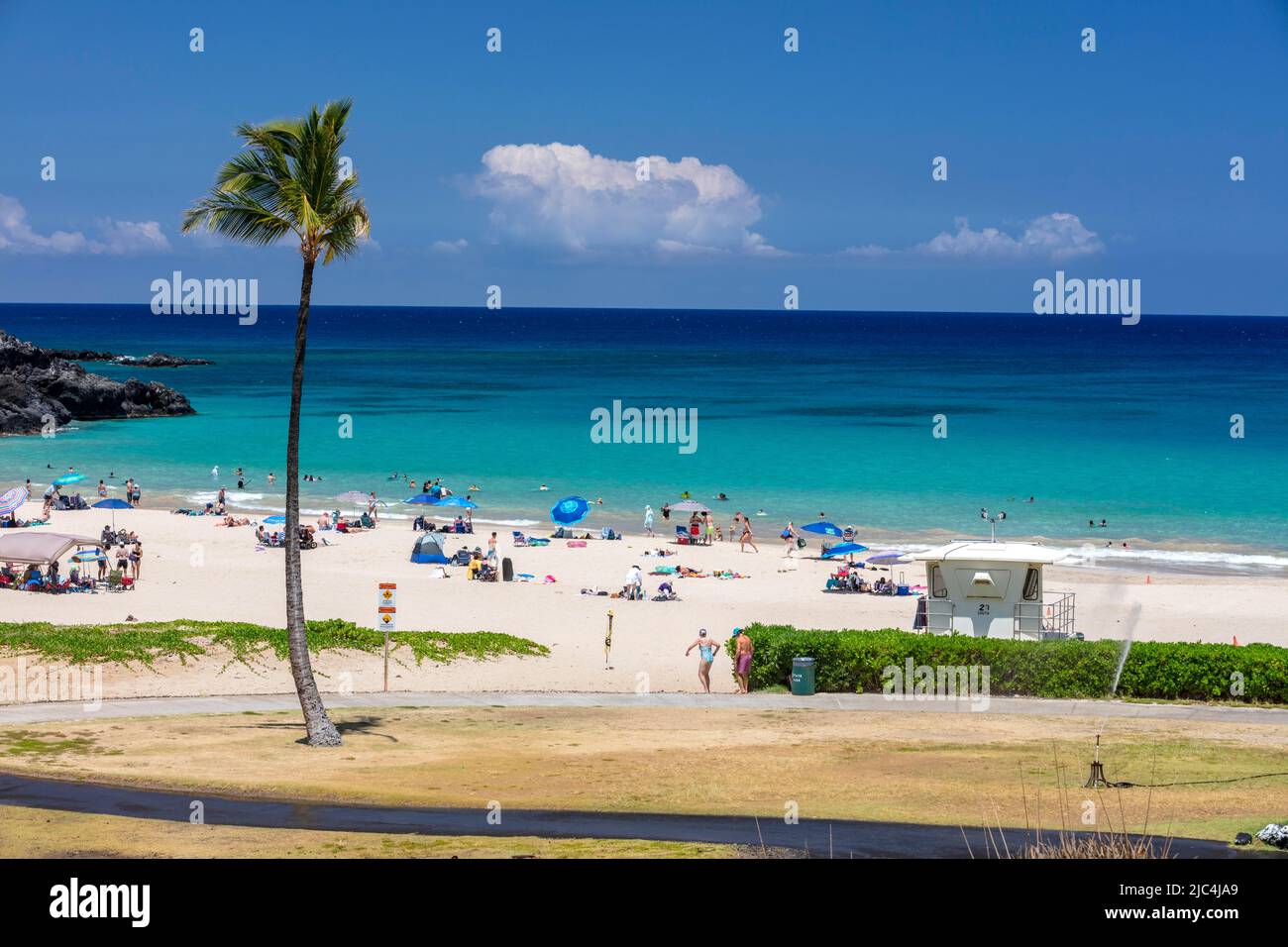 Hapuna Beach State Recreation Area, famous sandy beach, Waimea, Big ...