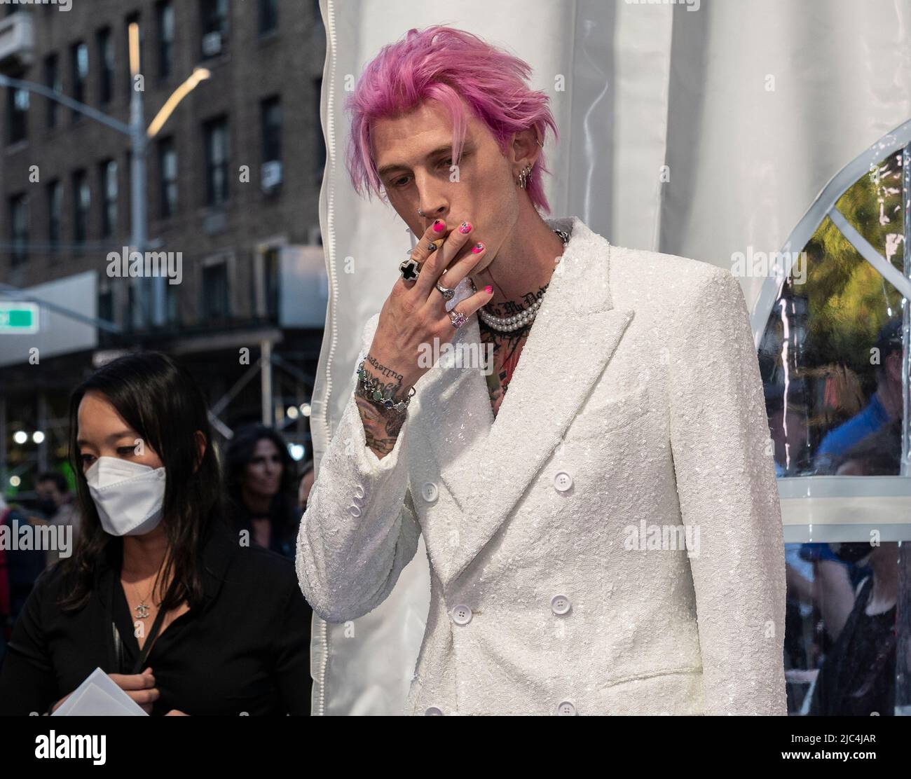 New York, United States. 09th June, 2022. Colson Baker aka Machine Gun ...