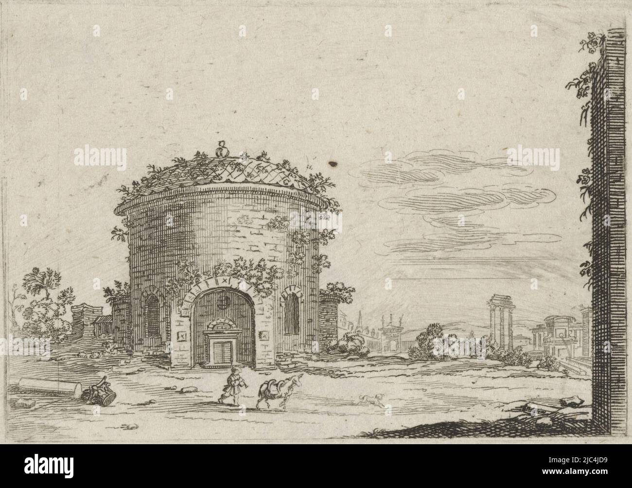 Roman circular temple hi-res stock photography and images - Alamy