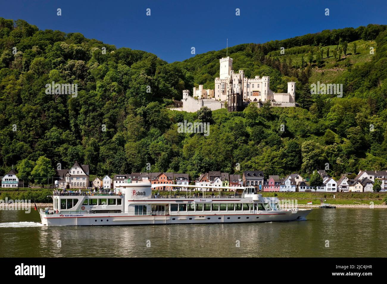 Neo-Gothic Stolzenfels Castle, Rhine Romanticism, UNESCO World Heritage ...