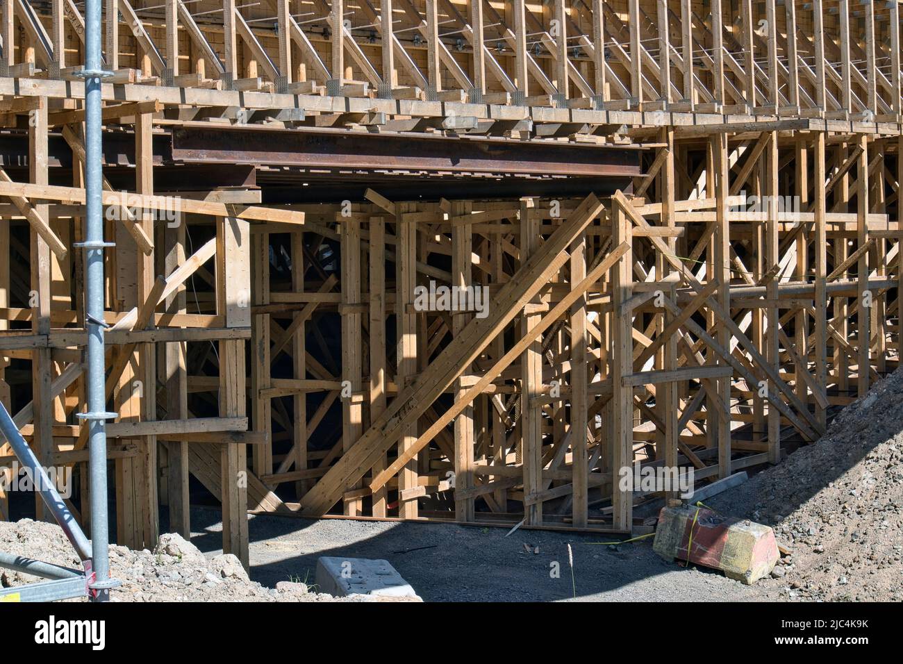 railway bridge construction site Stock Photo - Alamy