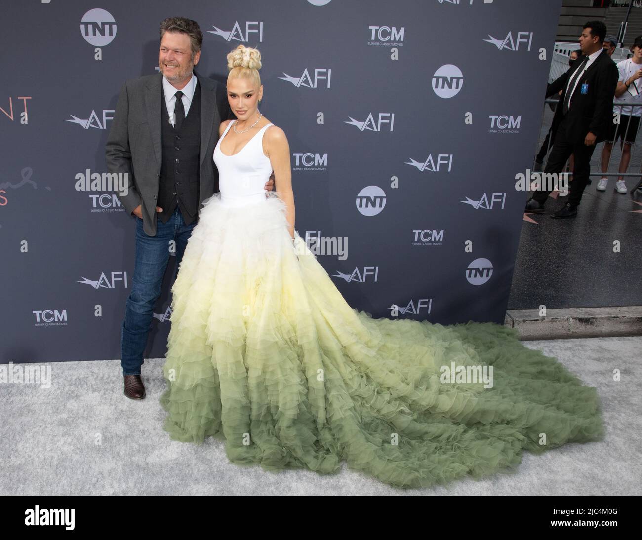 Los Angeles, California, USA. 09th June, 2022. Blake Shelton and Gwen ...