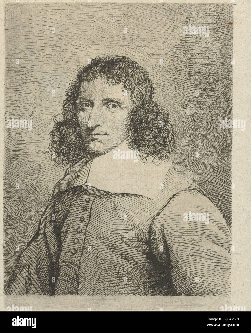 Portrait of artist Cornelis van Dalen, half left, portrait of Cornelis ...