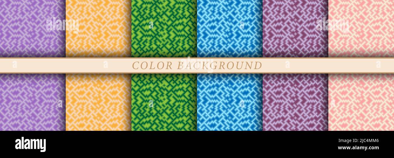 set of seamless decorative patterns from arbitrary shapes for texture ...