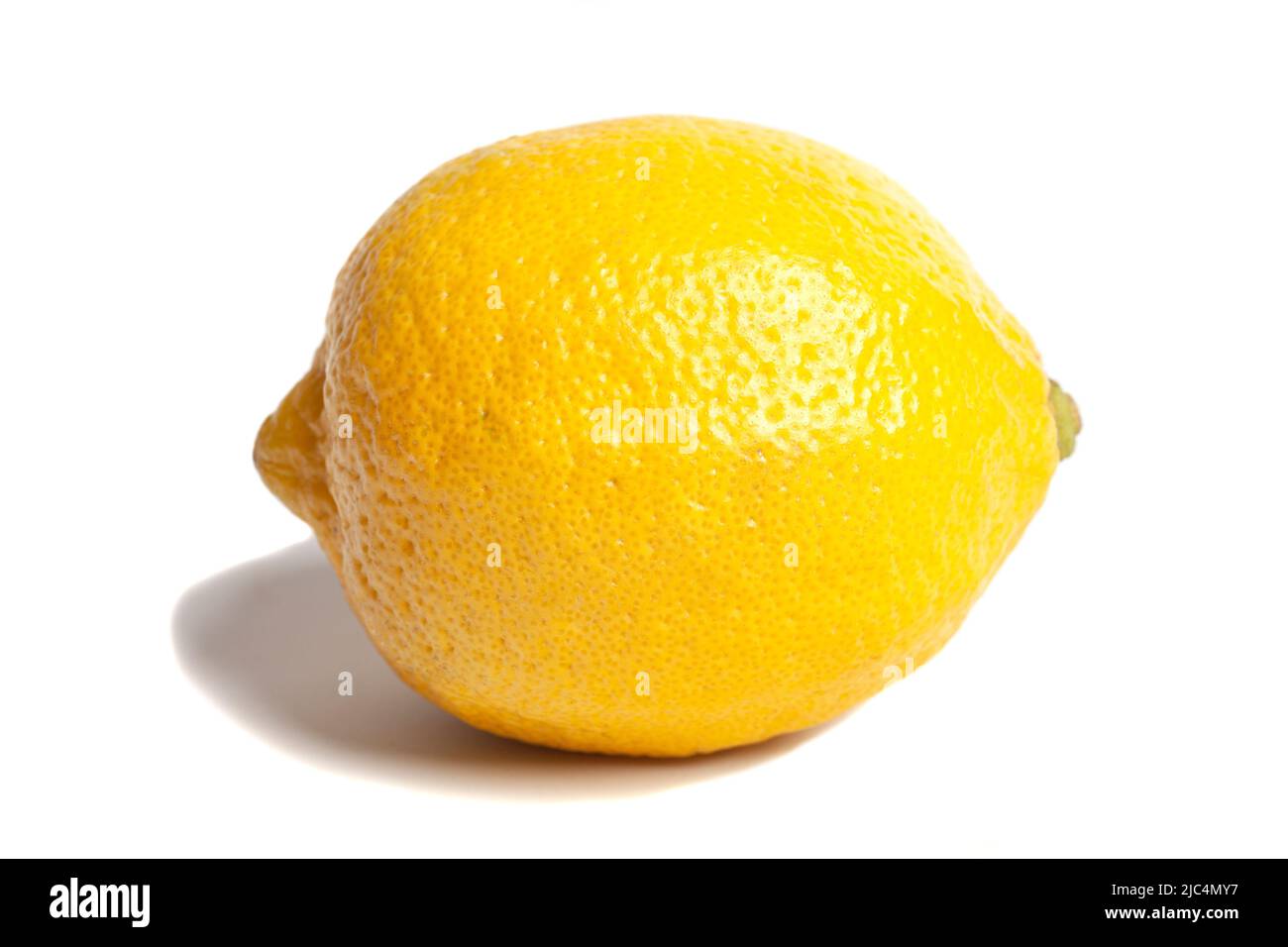 One lemon isolated on white background. Tropical fruit Stock Photo - Alamy