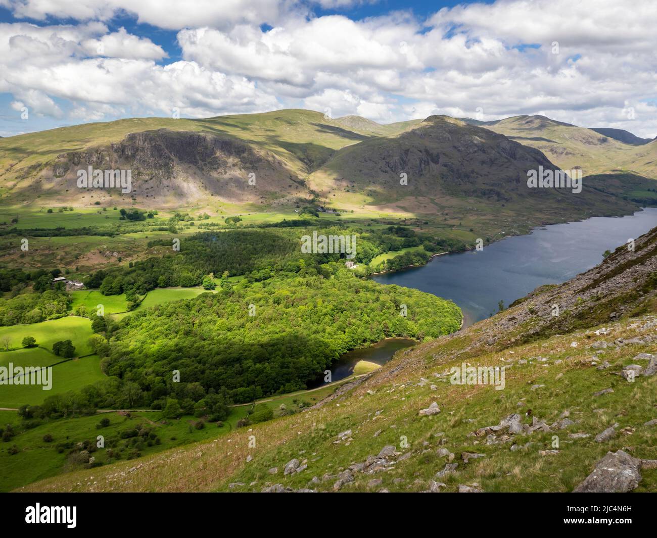 Middle fell above wastwater from hi-res stock photography and images ...