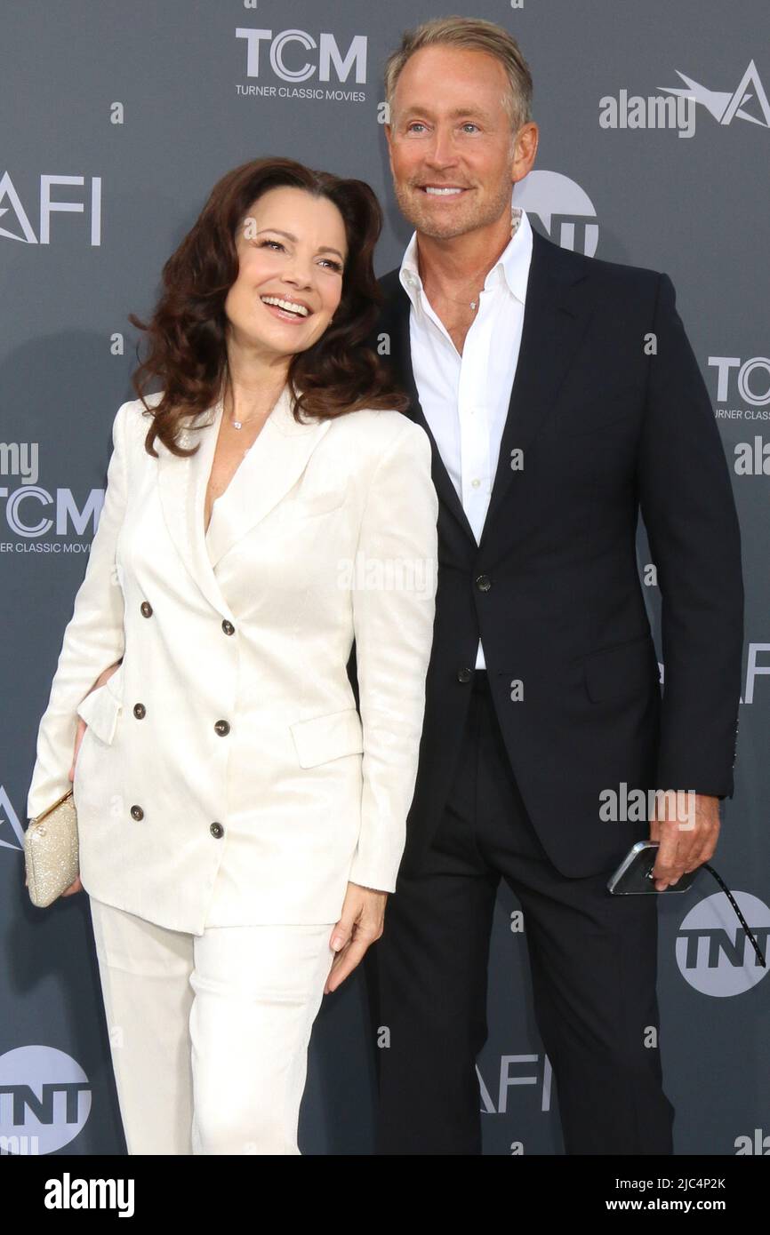 LOS ANGELES - JUN 9: Fran Drescher, Peter Marc Jacobson at the 48th AFI ...