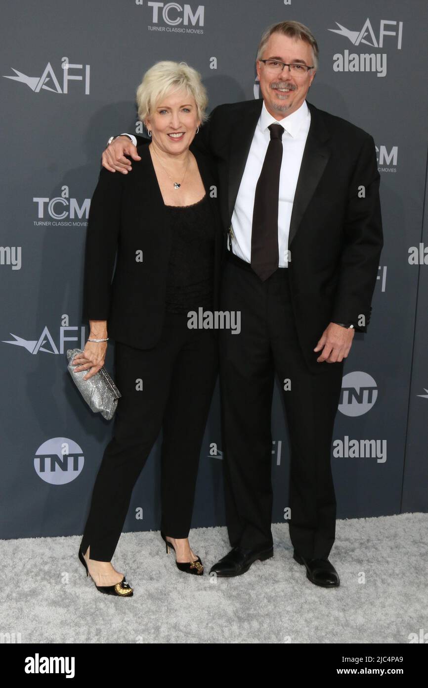 LOS ANGELES - JUN 9: Holly Rice, Vince Gilligan at the 48th AFI Life ...