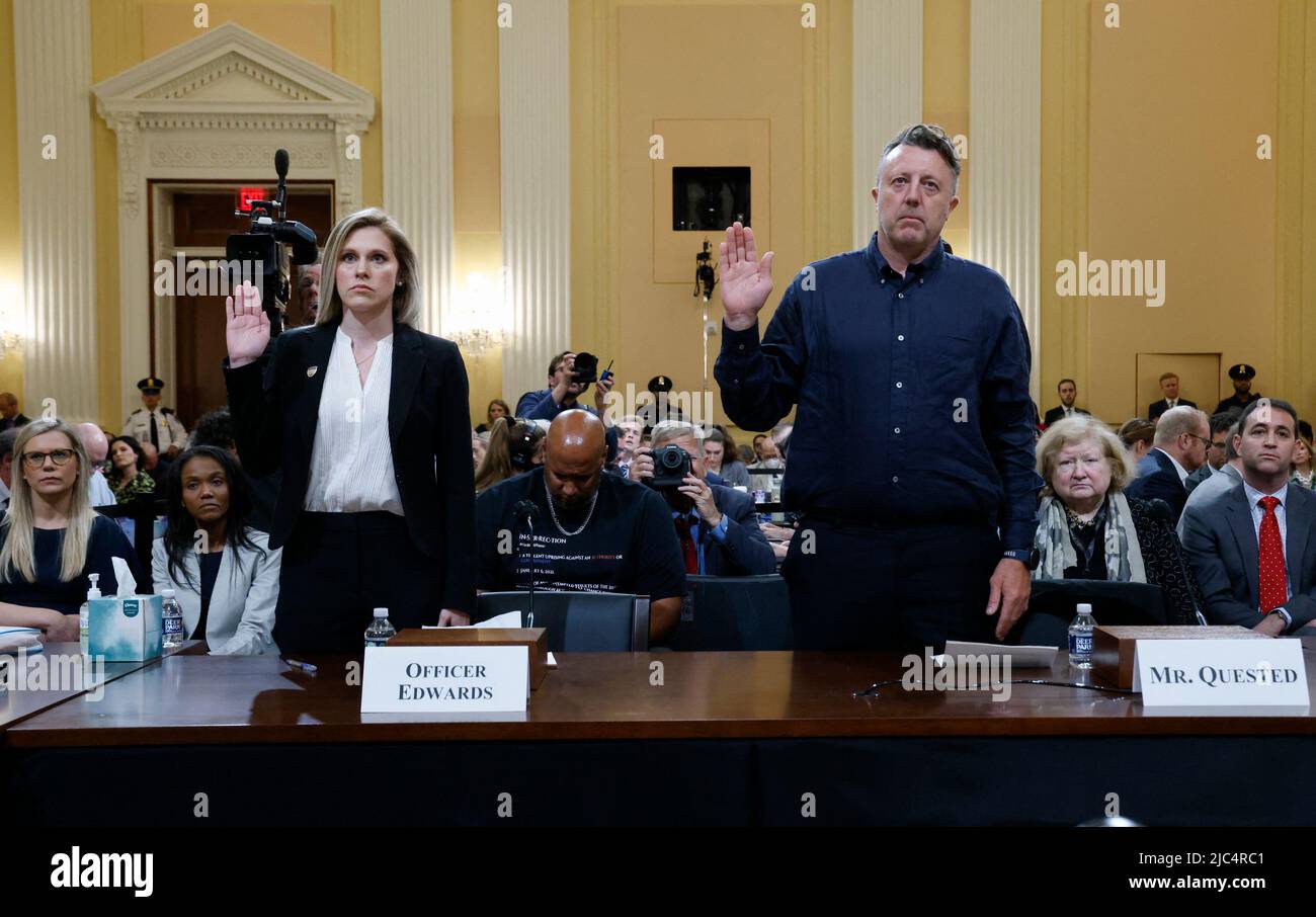 U.S. Capitol Police Officer Caroline Edwards and documentary filmmaker ...
