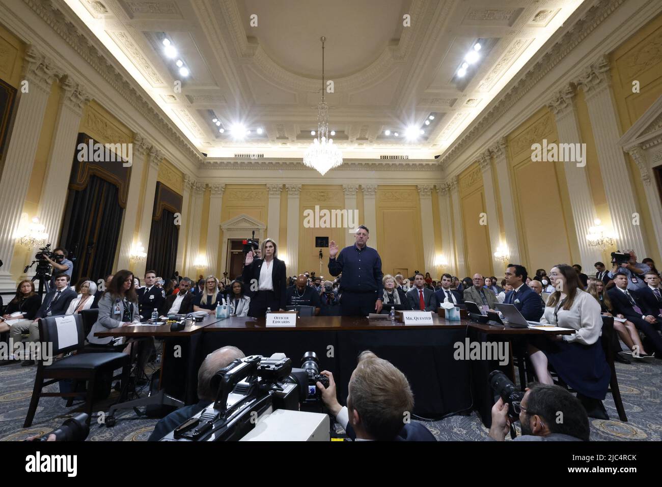 U.S. Capitol Police Officer Caroline Edwards and documentary filmmaker ...