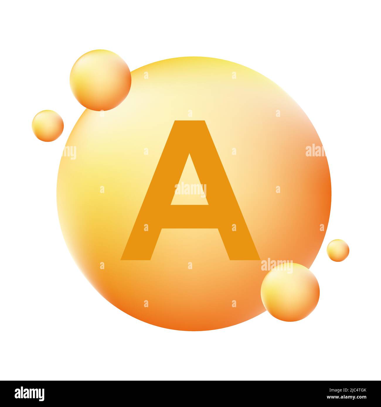 Vitamin A shining pill capcule icon vector beauty treatment nutrition ...