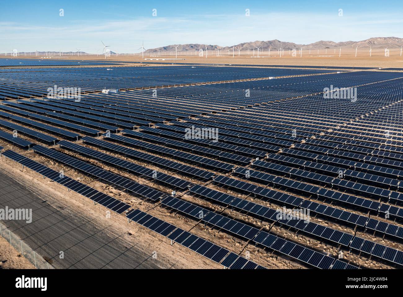 Three sources of renewable energy - solar, wind & biogas. The Escalante ...