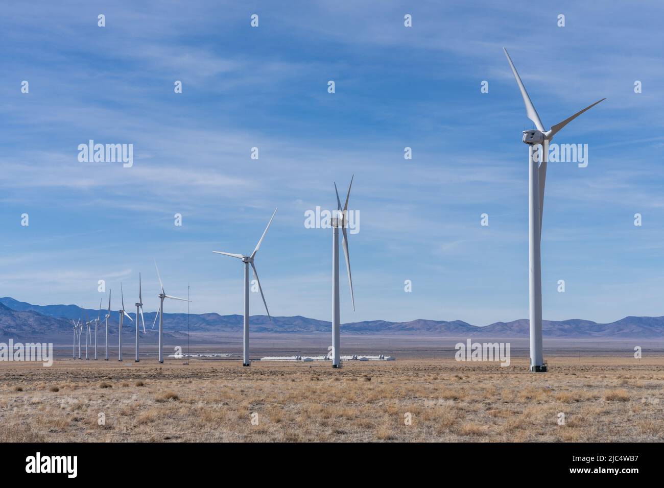 Two sources of renewable energy - wind & biogas. Behind the Milford ...