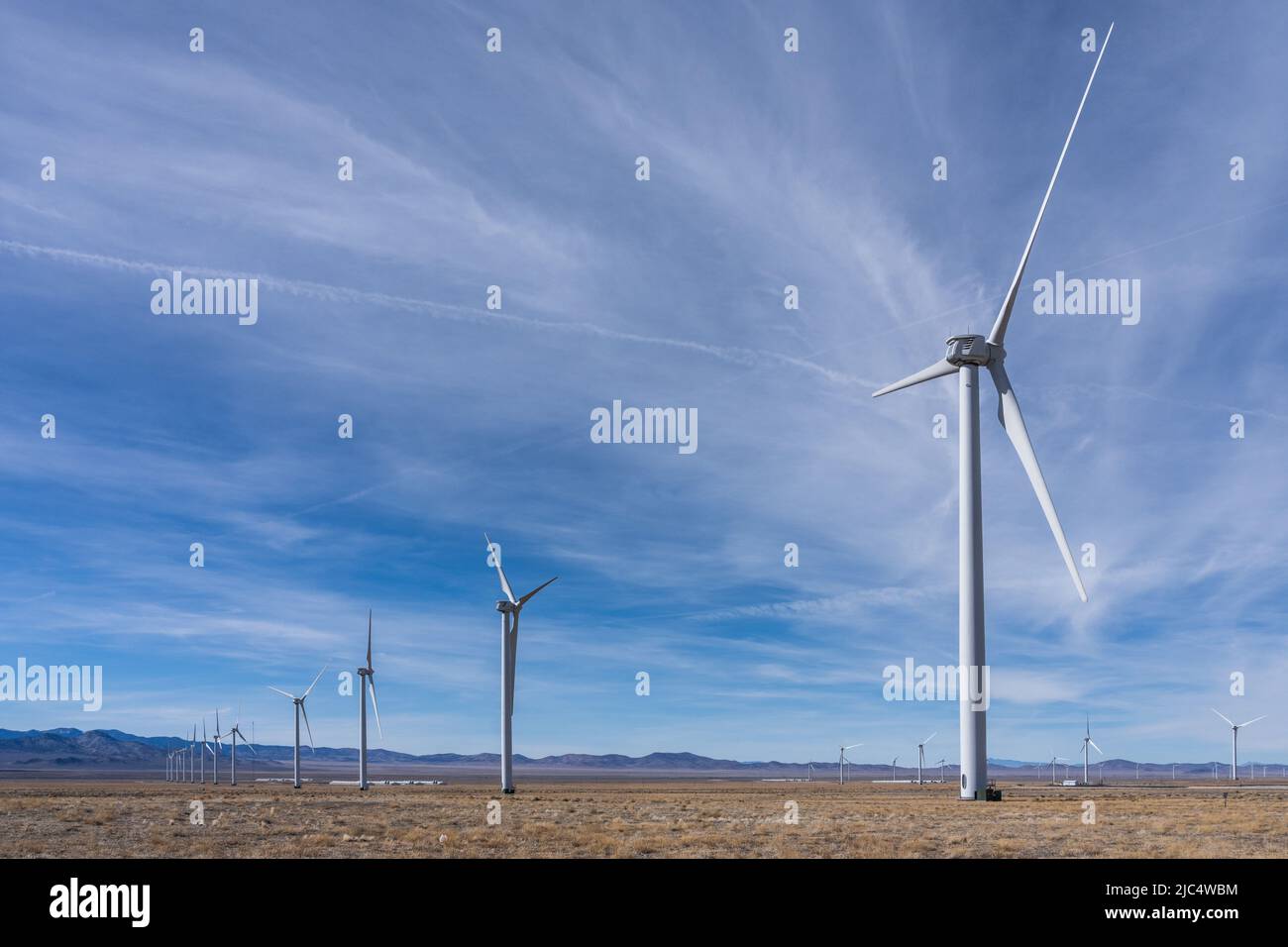 Two sources of renewable energy - wind & biogas. Behind the Milford ...
