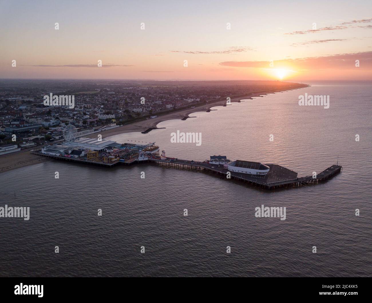 Clacton pier aerial hi-res stock photography and images - Alamy