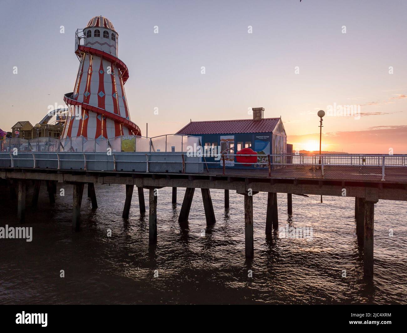 Clacton pier aerial hi-res stock photography and images - Alamy