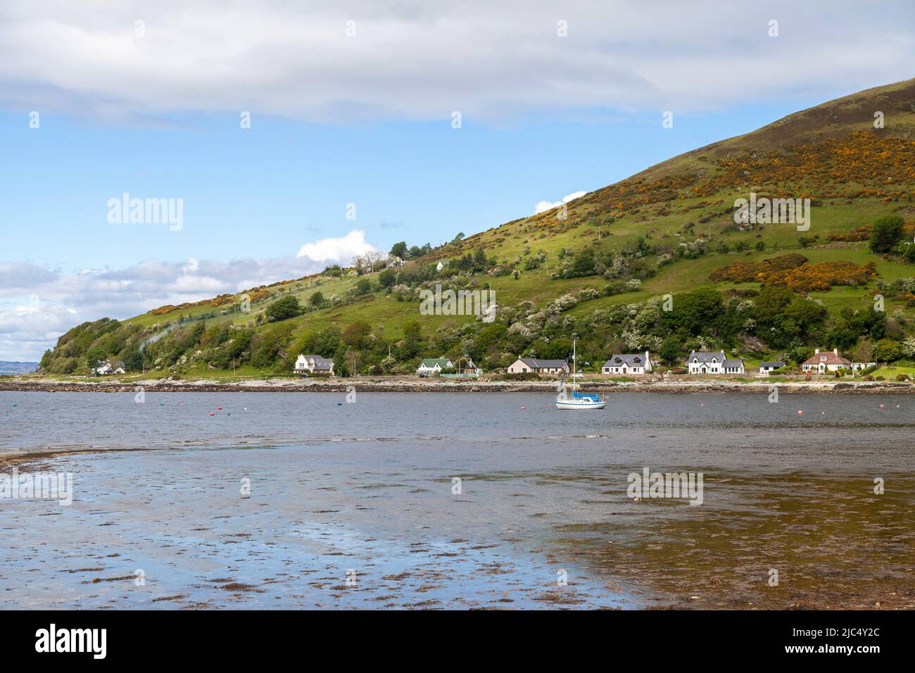 Lochranza Bay on the Isle of Arran Stock Photo - Alamy