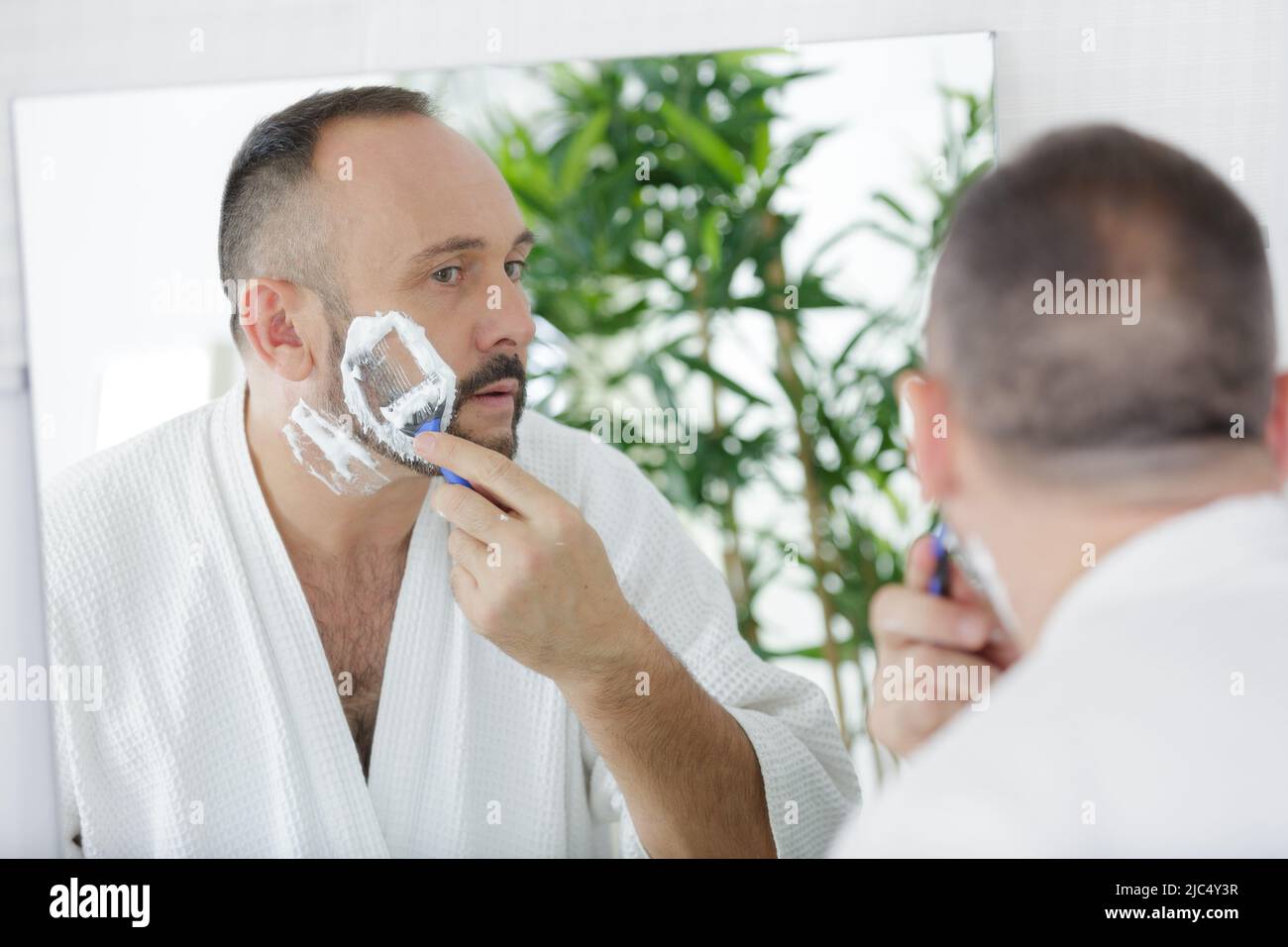 Shaving irritation man hi-res stock photography and images - Alamy