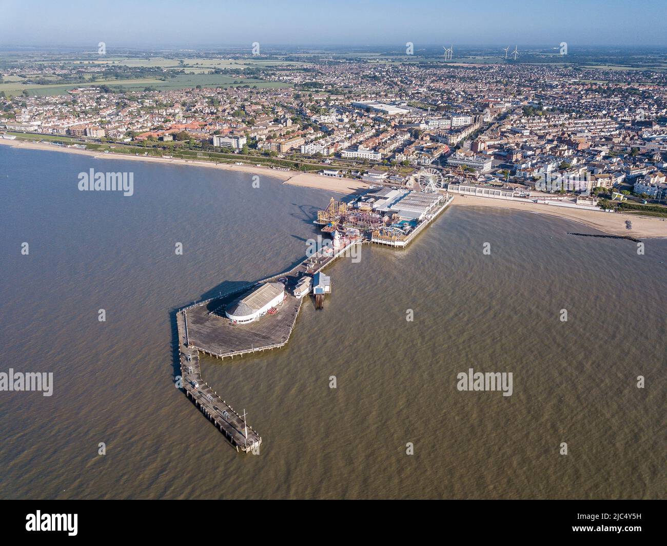 Clacton pier aerial hi-res stock photography and images - Alamy