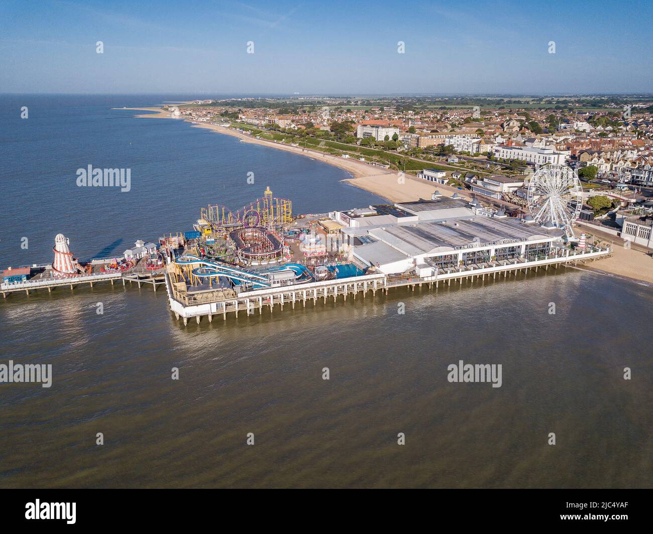 Clacton pier aerial hi-res stock photography and images - Alamy