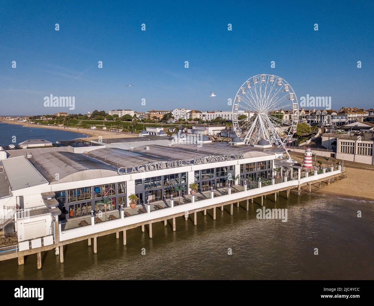 Clacton pier aerial hi-res stock photography and images - Alamy