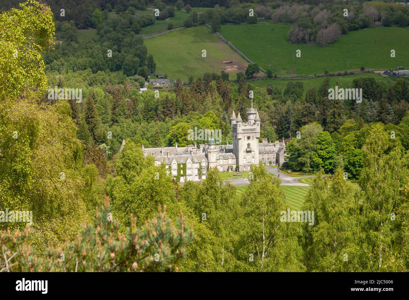 Balmoral Castle Estate, Aberdeenshire, North East Scottish Highlands ...