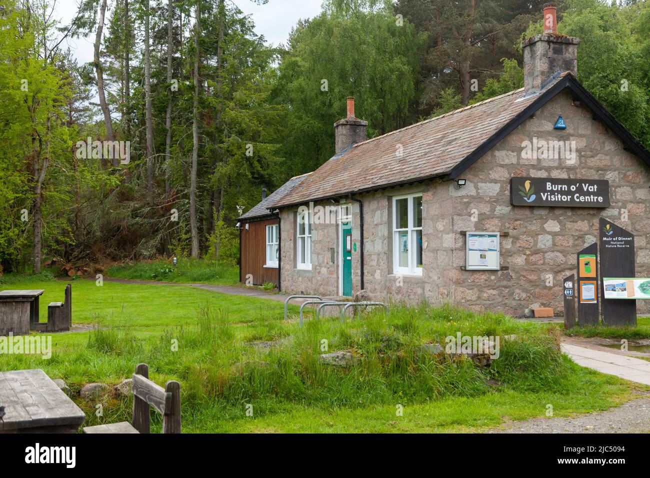 The Burn o' Vat visitor centre near Ballater, Aberdeenshire, Scotland ...