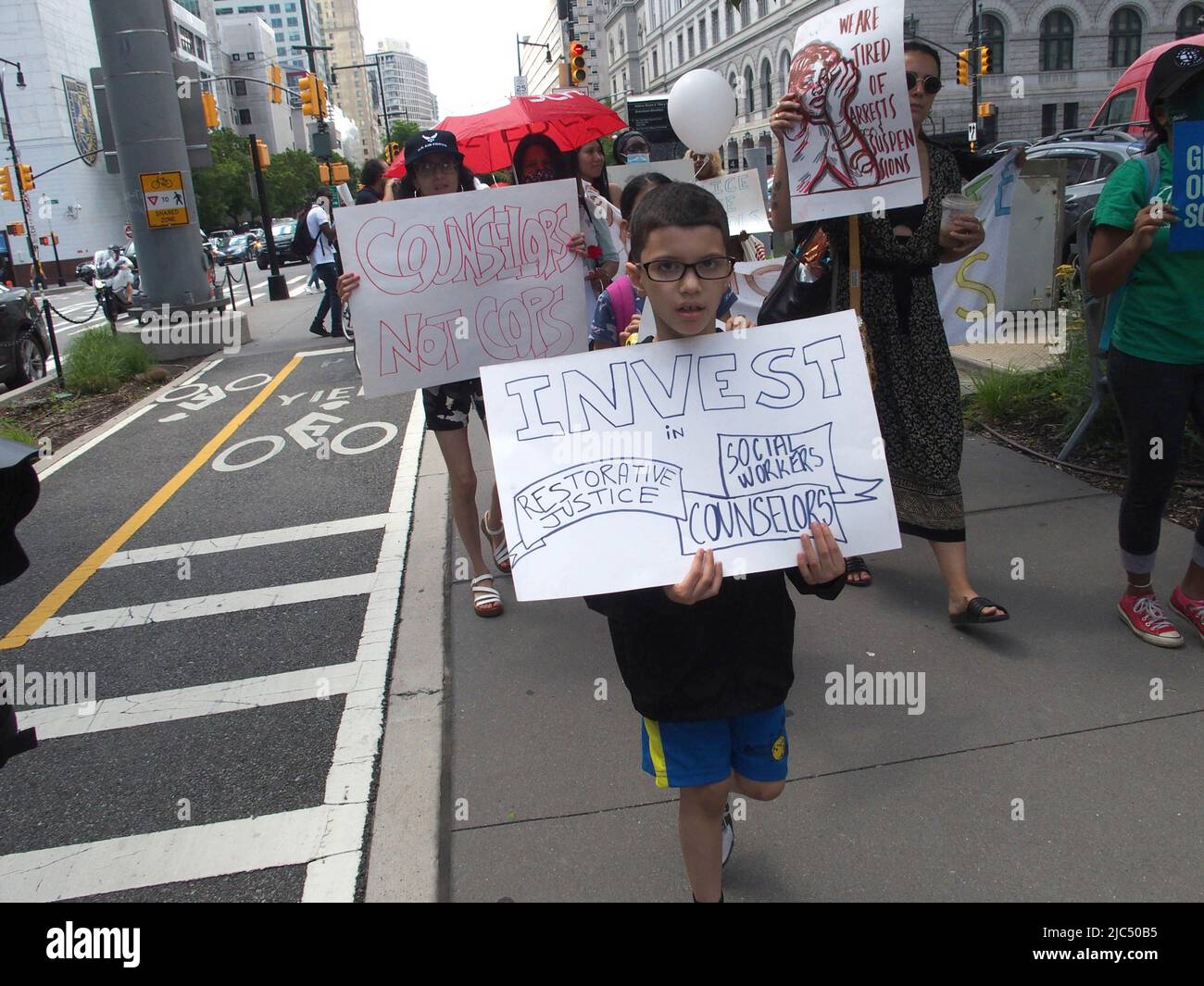 Police free schools new york city hi-res stock photography and images ...