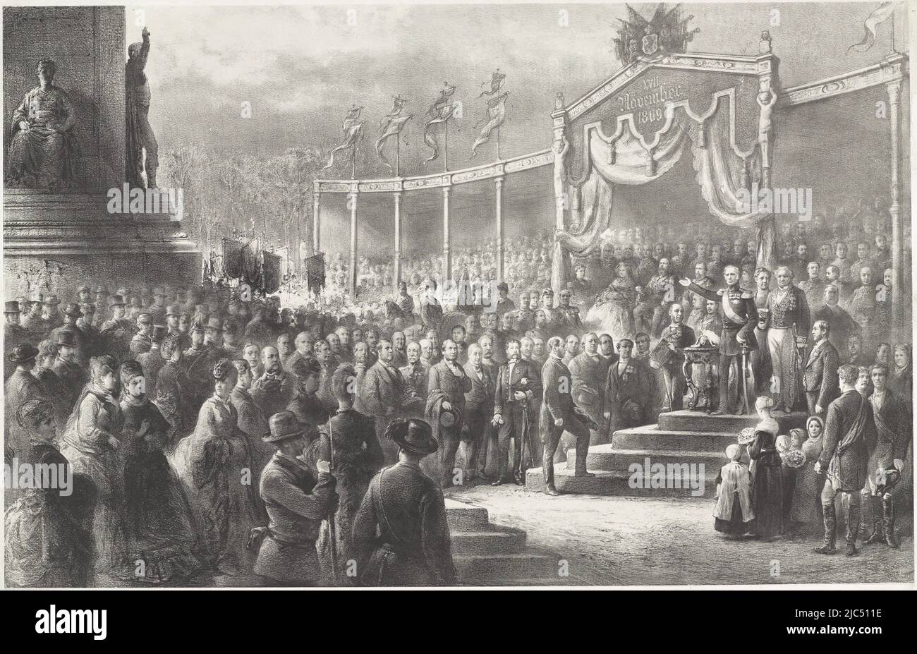 Unveiling of the National Monument commemorating independence and the ...