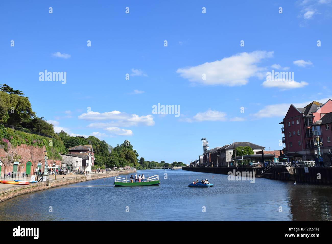 Butts Ferry is a hand-operated pedestrian cable ferry that crosses the ...