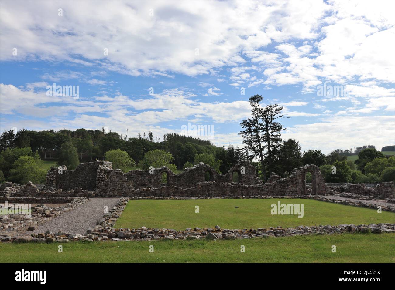 Old Deer Abbey Stock Photo - Alamy