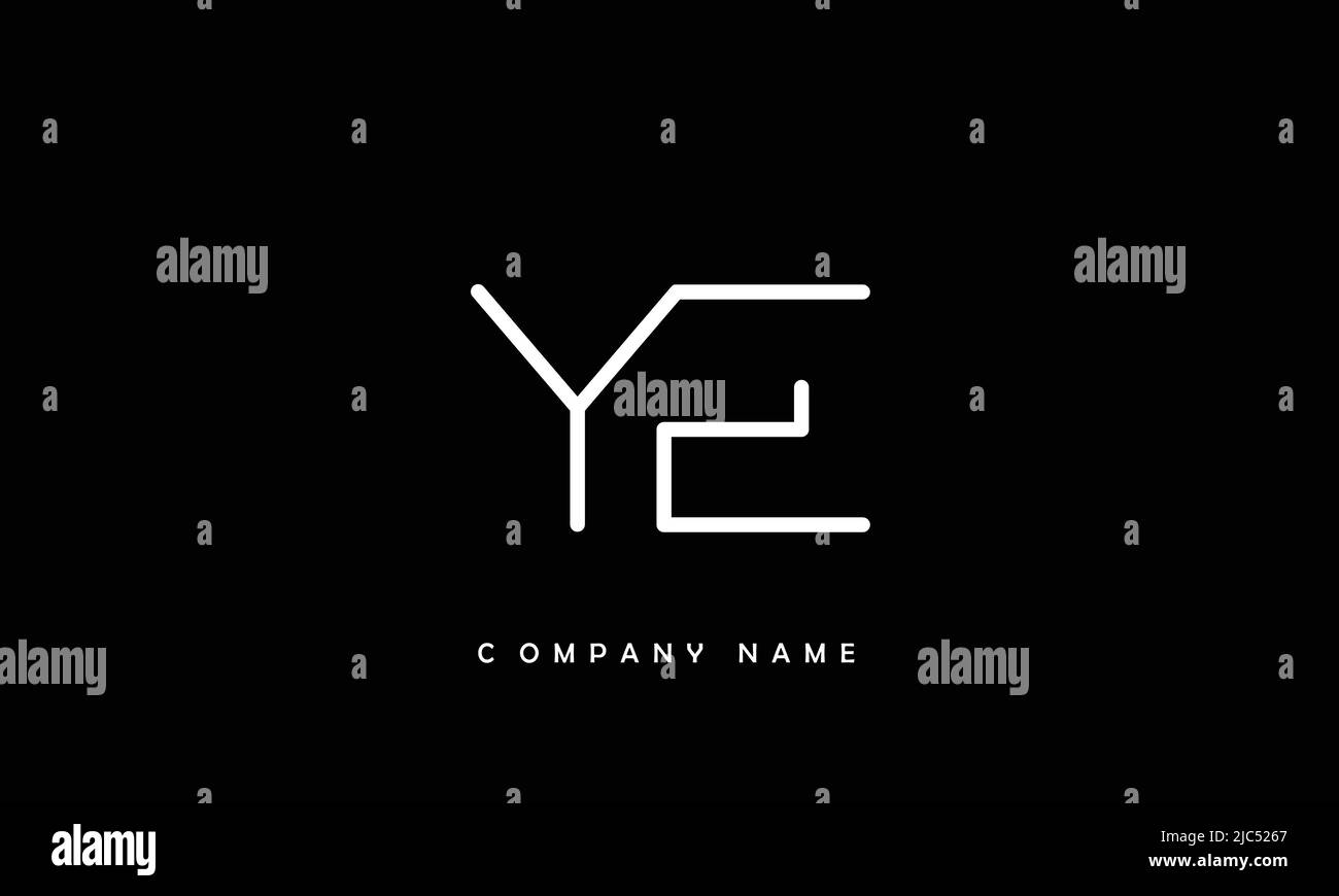 YE, EY Alphabets Letters Logo Monogram Stock Vector Image & Art - Alamy