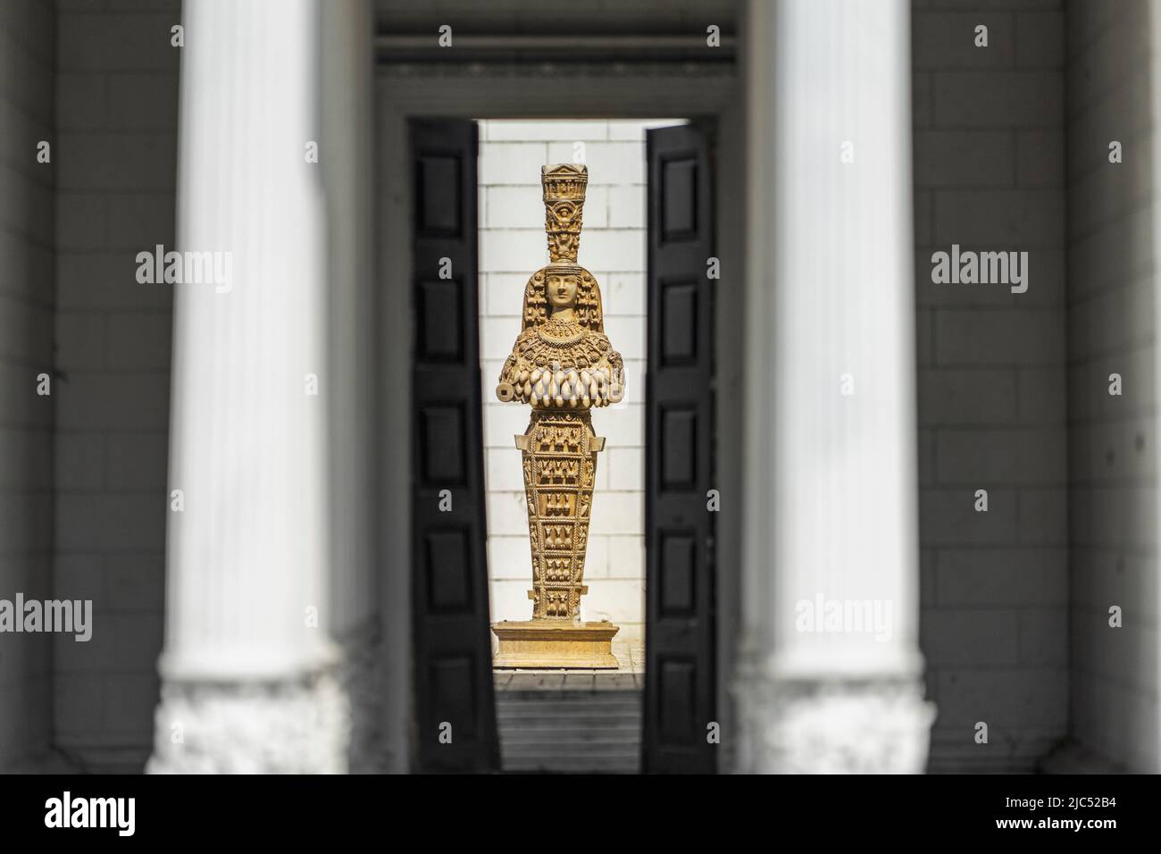 Statue of Goddess Artemis inside the temple at Ephesus. Miniaturk Park ...