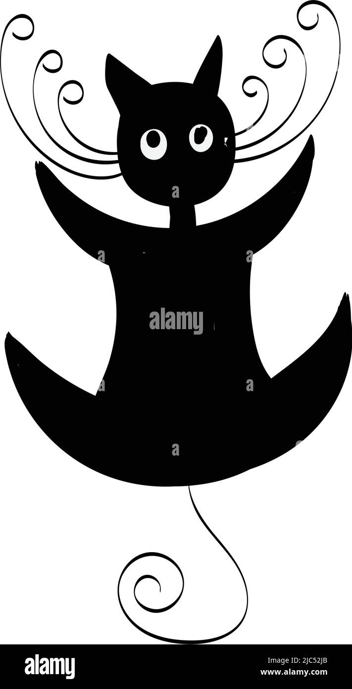 Printable Cat Silhouette