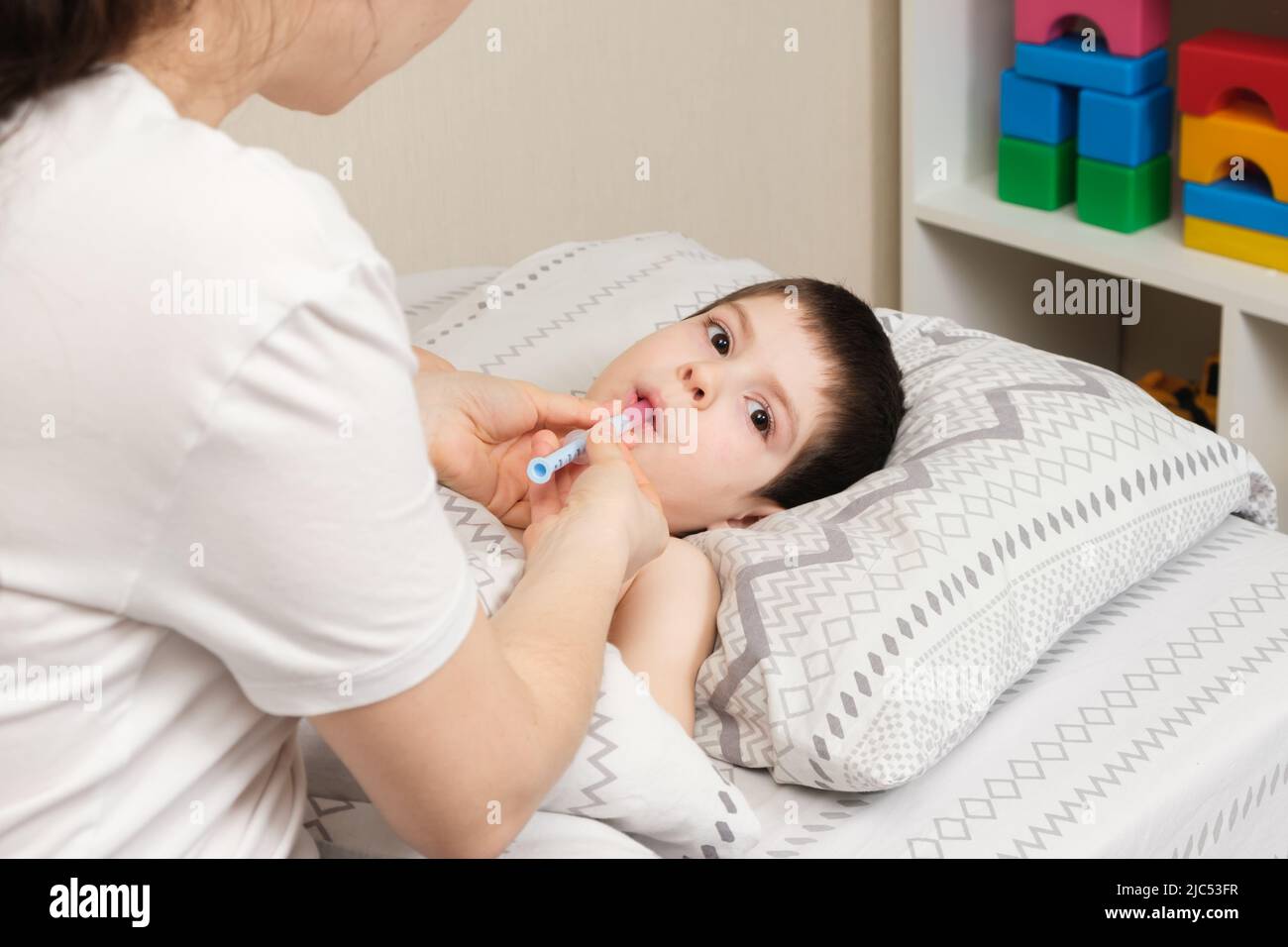 Cough syrup child hi-res stock photography and images - Alamy