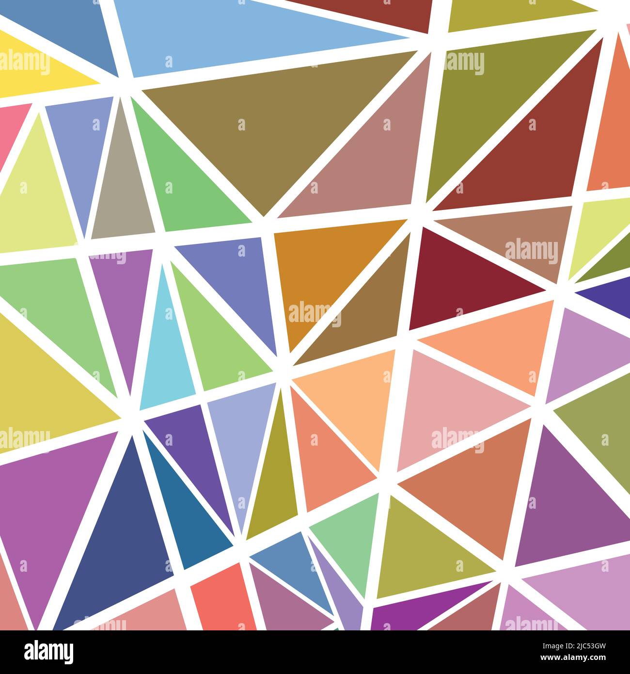 Polygonal rainbow mosaic background. Abstract low poly vector ...