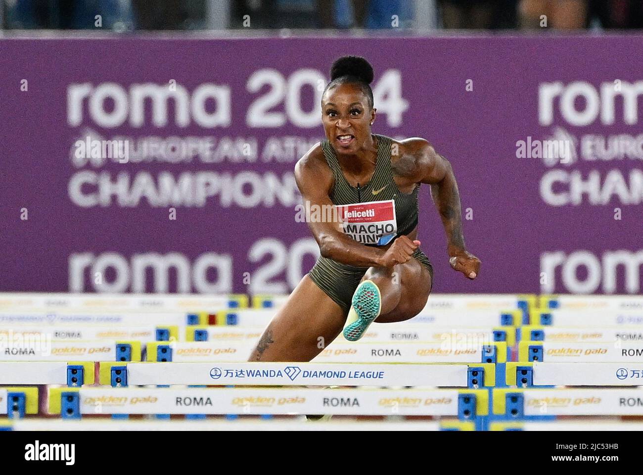 June 9, 2022, Rome, Italy: Jasmine Camacho-Quinn (PUR) during the Wanda ...