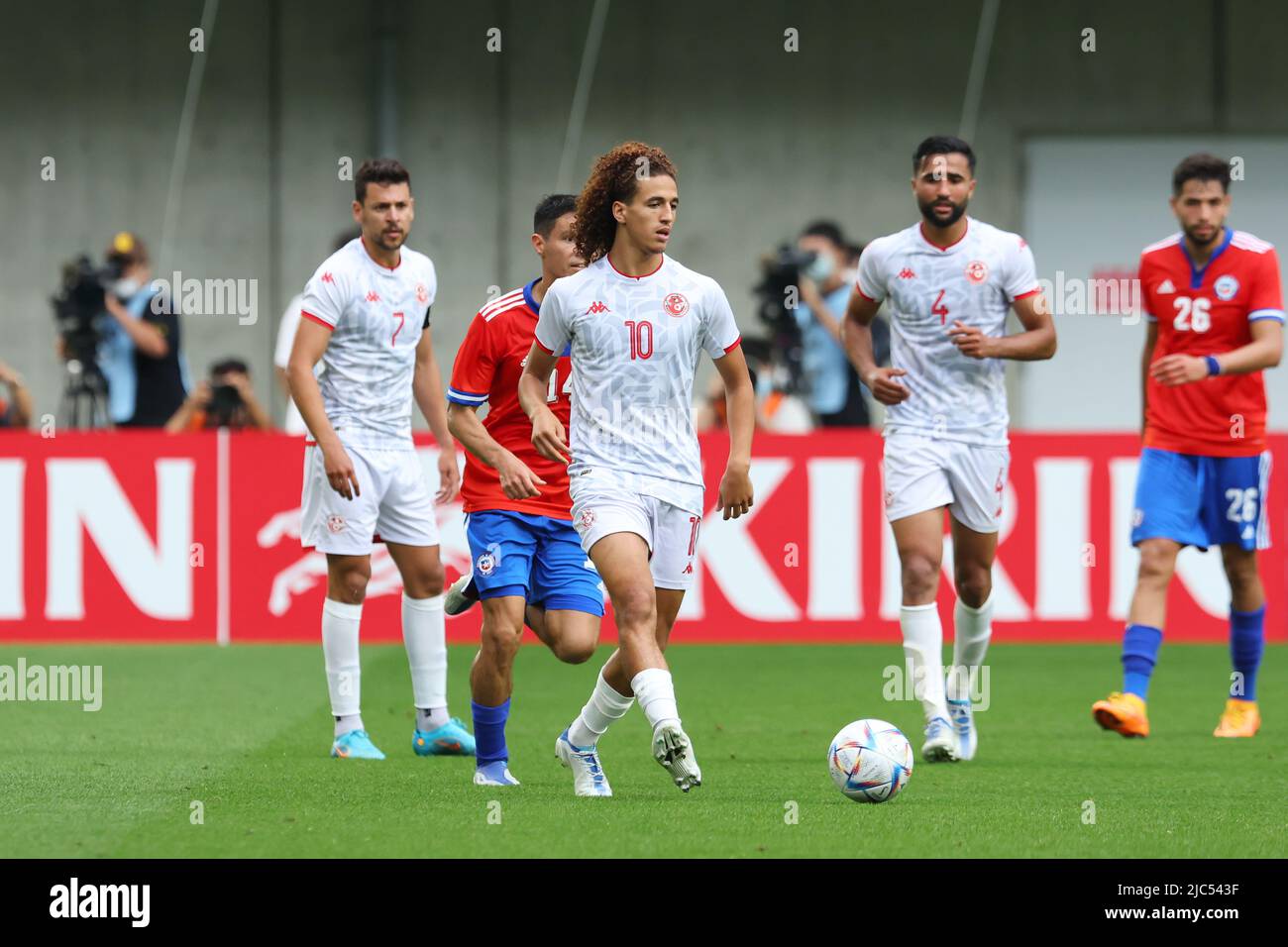 Hyogo, Japan. 10th June, 2022. Hannibal Mejbri (TUN) Football/ Soccer ...