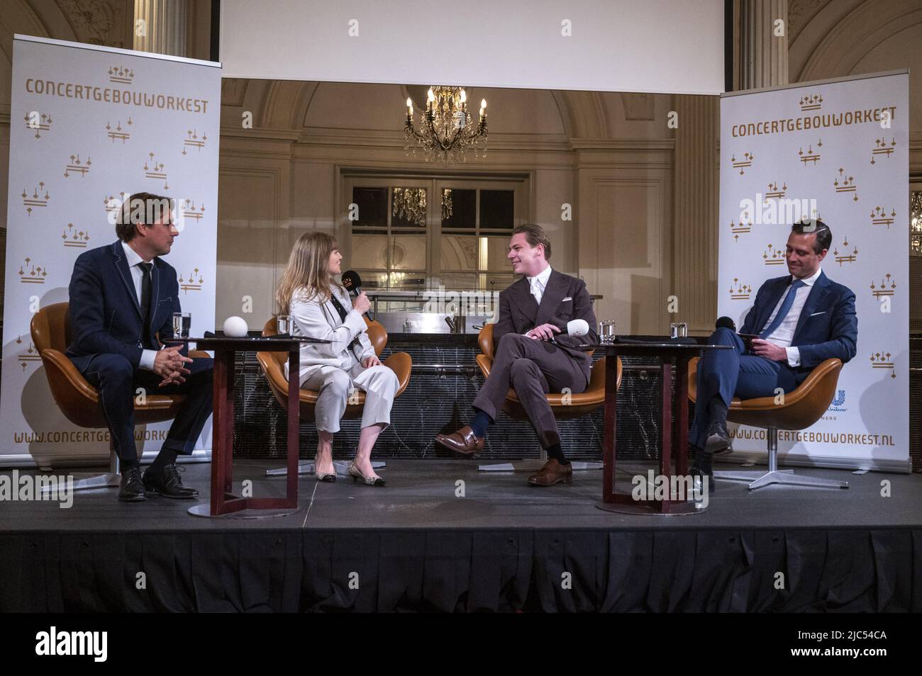 2022-06-10 09:40:06 AMSTERDAM - Klaus Makela is presented as the new ...