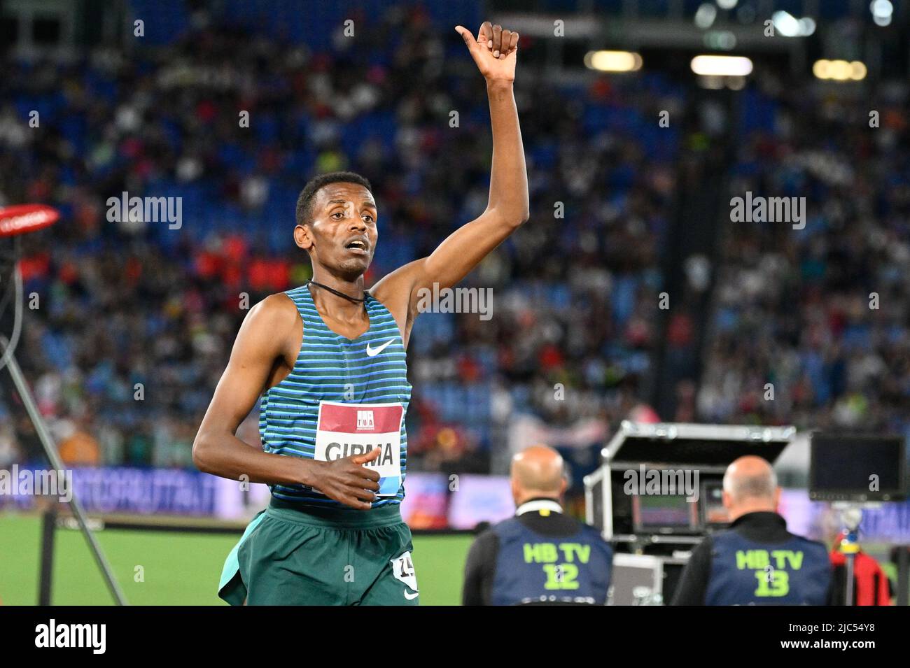 June 9, 2022, Rome, Italy: Lamecha Girma (ET) during the Wanda Diamond ...