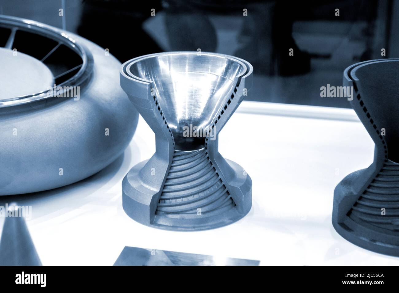 Model object of a large industrial part printed on a 3D printer from ...