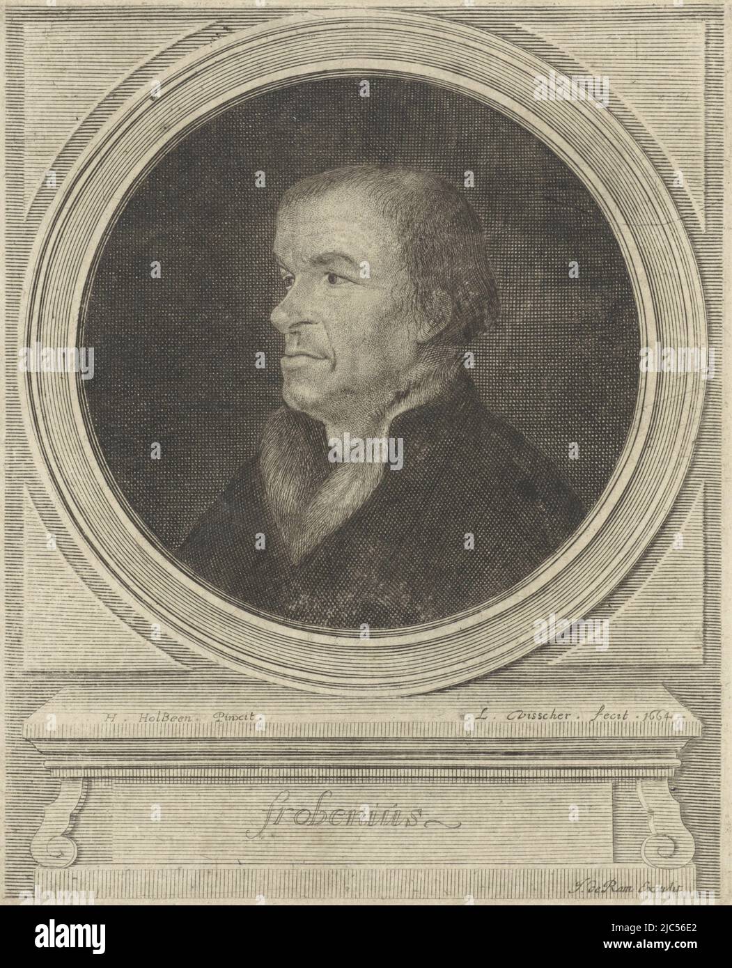 The German scholar, printer and publisher Johann Froben (Johannes ...