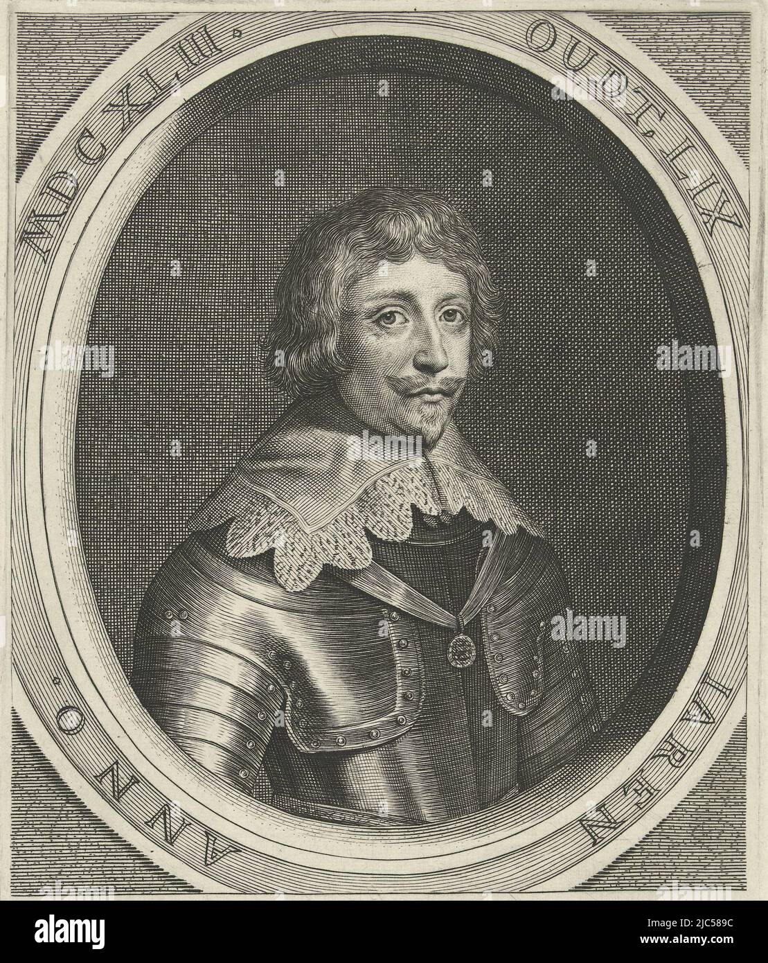 Engraving of portrait of frederick henry prince of orange hi-res stock ...