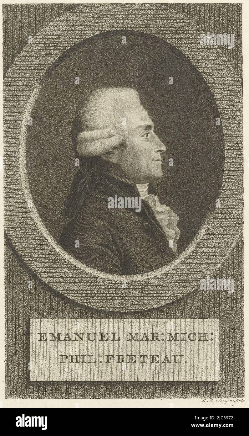 Emmanuel marie michel philippe freteau de saint just hi-res stock ...