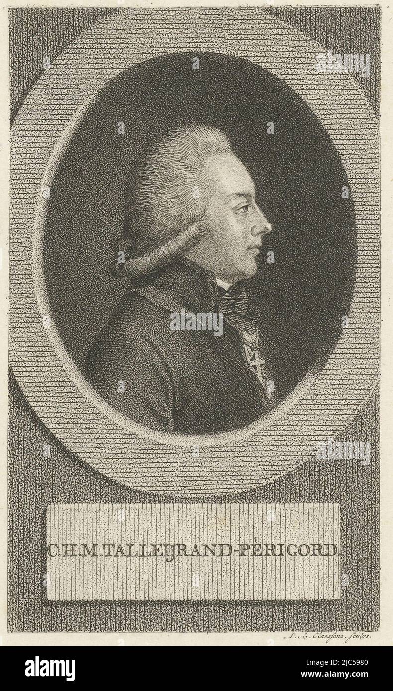 Portrait of Charles Maurice de Talleyrand-Périgord, print maker ...