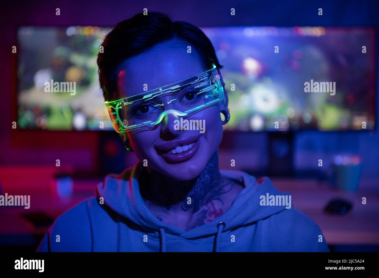 Cyberpunk cybersport hi-res stock photography and images - Alamy