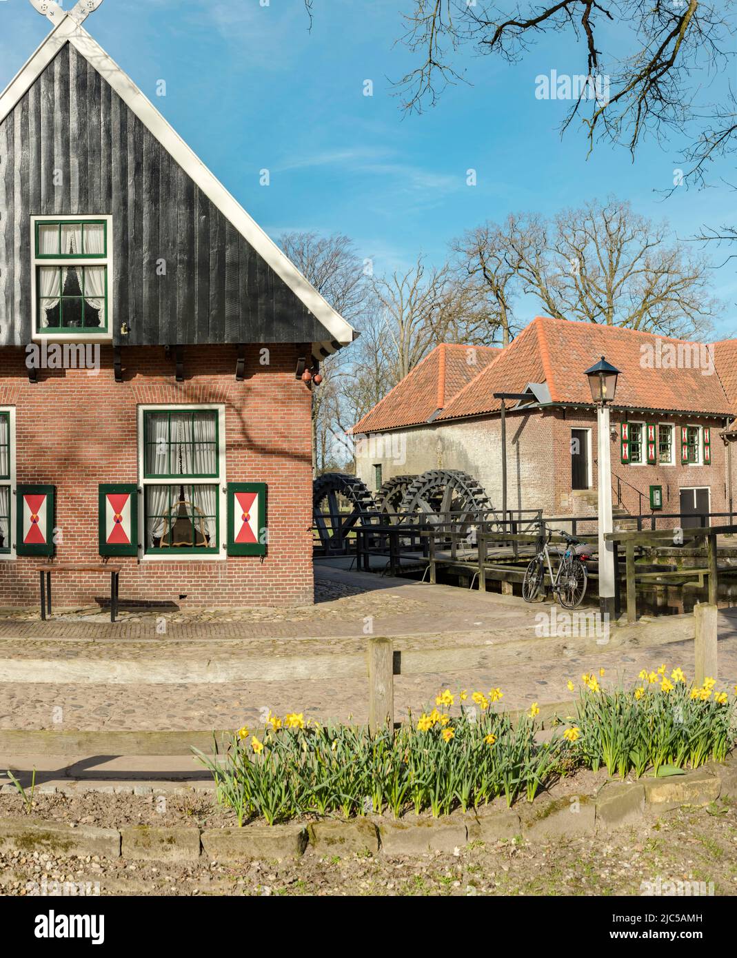 Waterwheel mill of Singraven *** Local Caption *** Netherlands,windmill ...