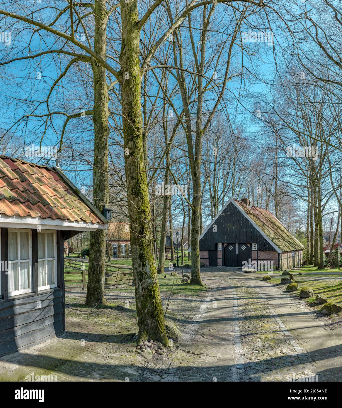 Open-air museum *** Local Caption *** Netherlands,city, village, forest ...
