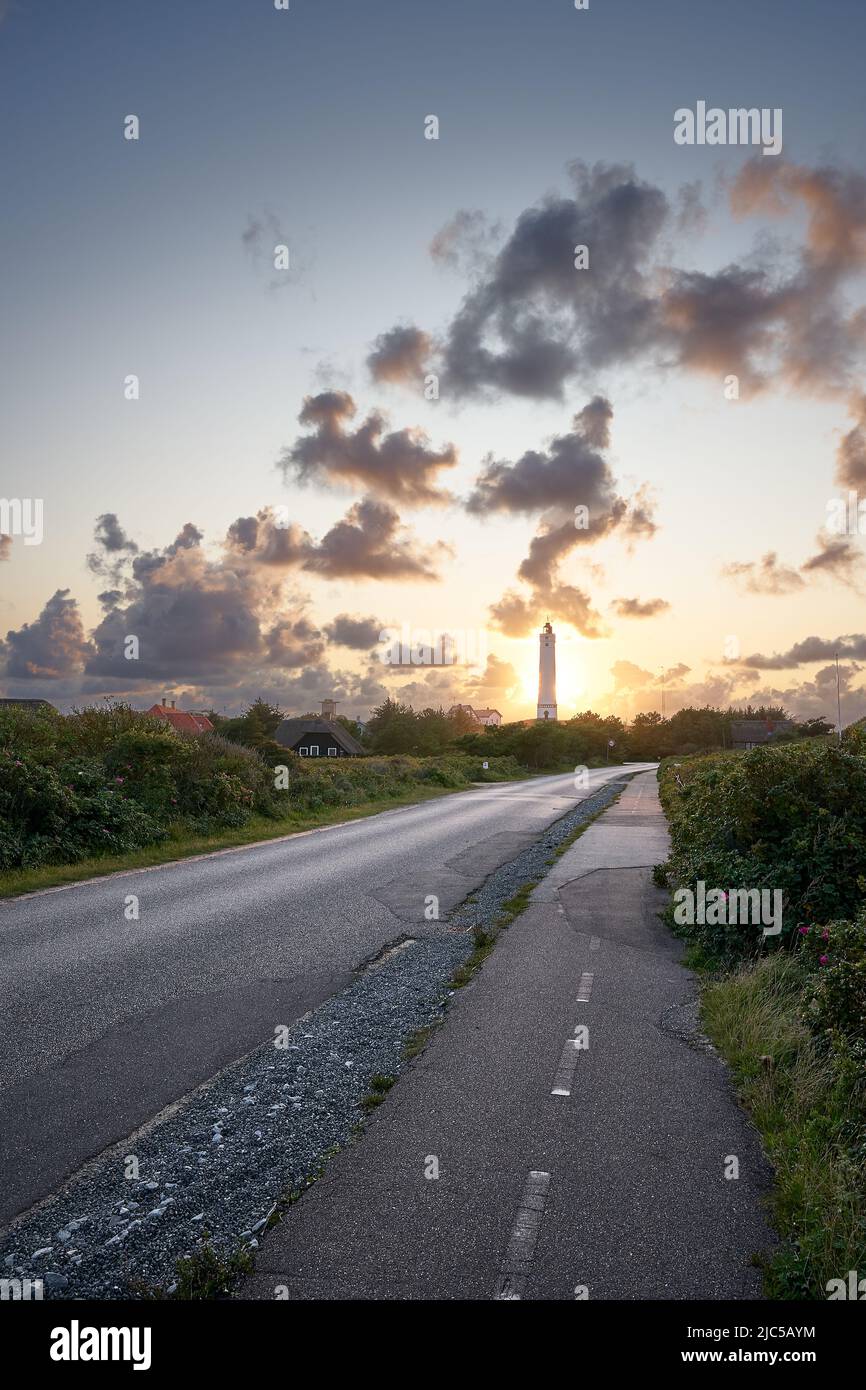Denmark sunset hi-res stock photography and images - Alamy