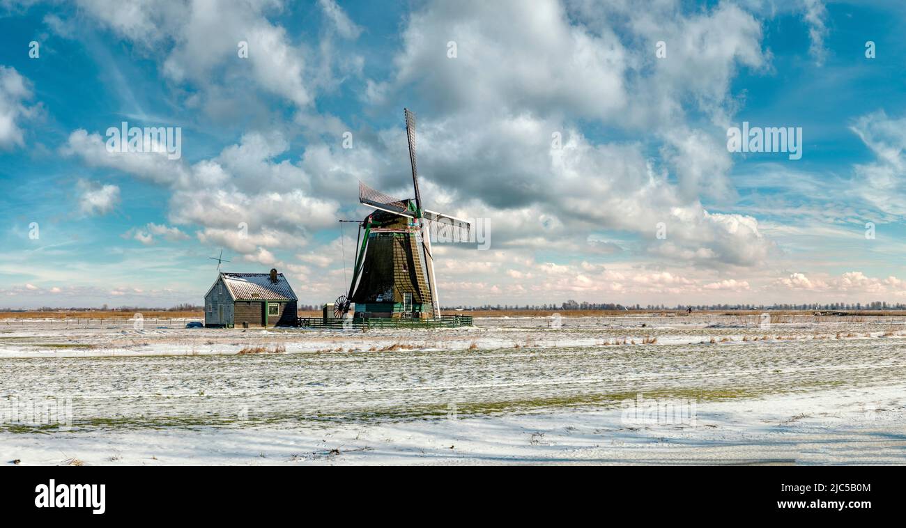 Windmill called De Koker *** Local Caption *** Netherlands,windmill ...